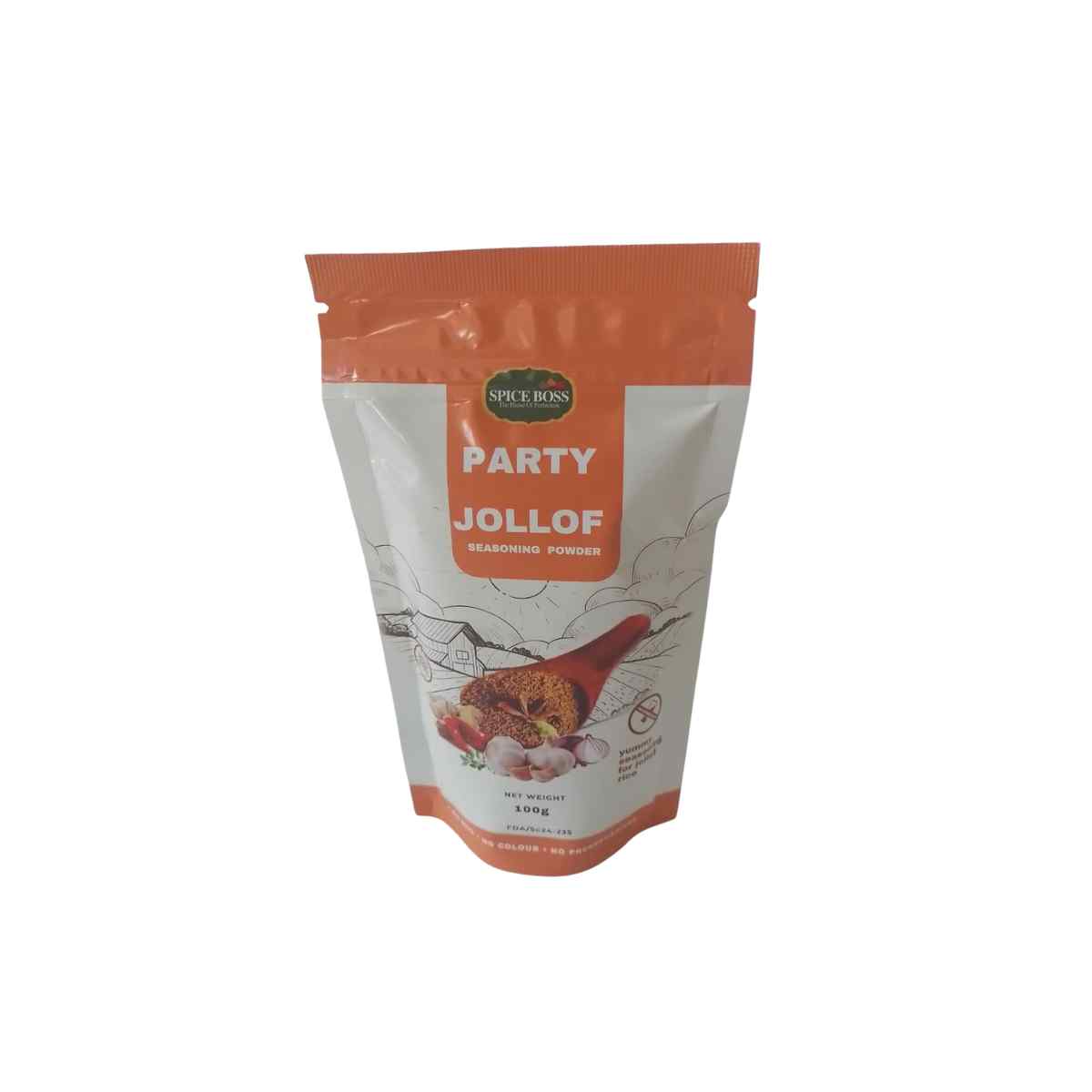 Spice Boss Party Jollof Seasoning Powder 100g| 60 minute delivery – Konzoom