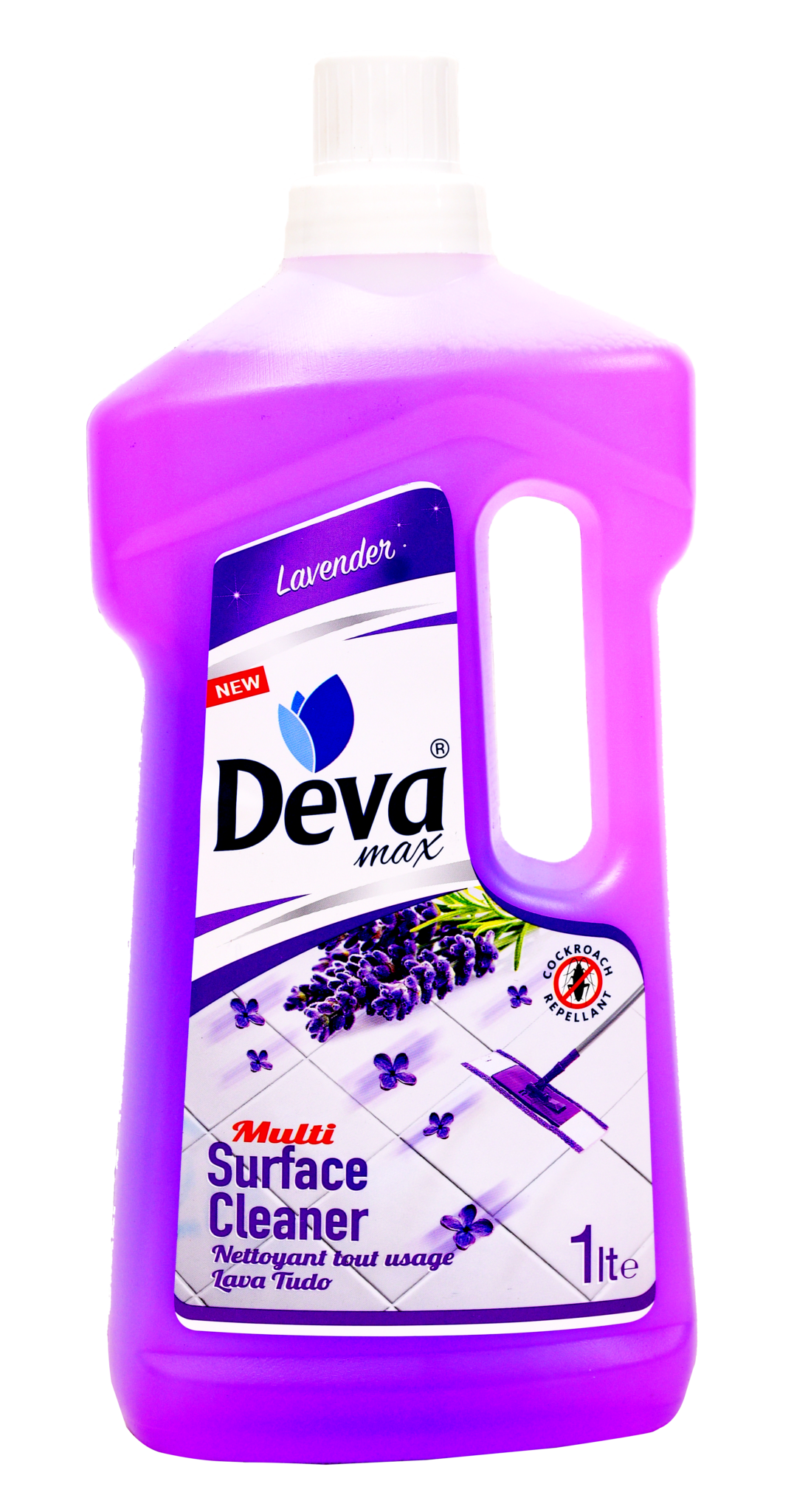 Deva multi surface cleaner lavender 1litre | 60 minute delivery – Konzoom